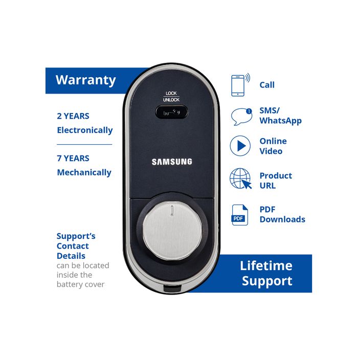 Samsung Smart Wi-Fi Fingerprint Deadbolt Door Lock - Bunnings Australia