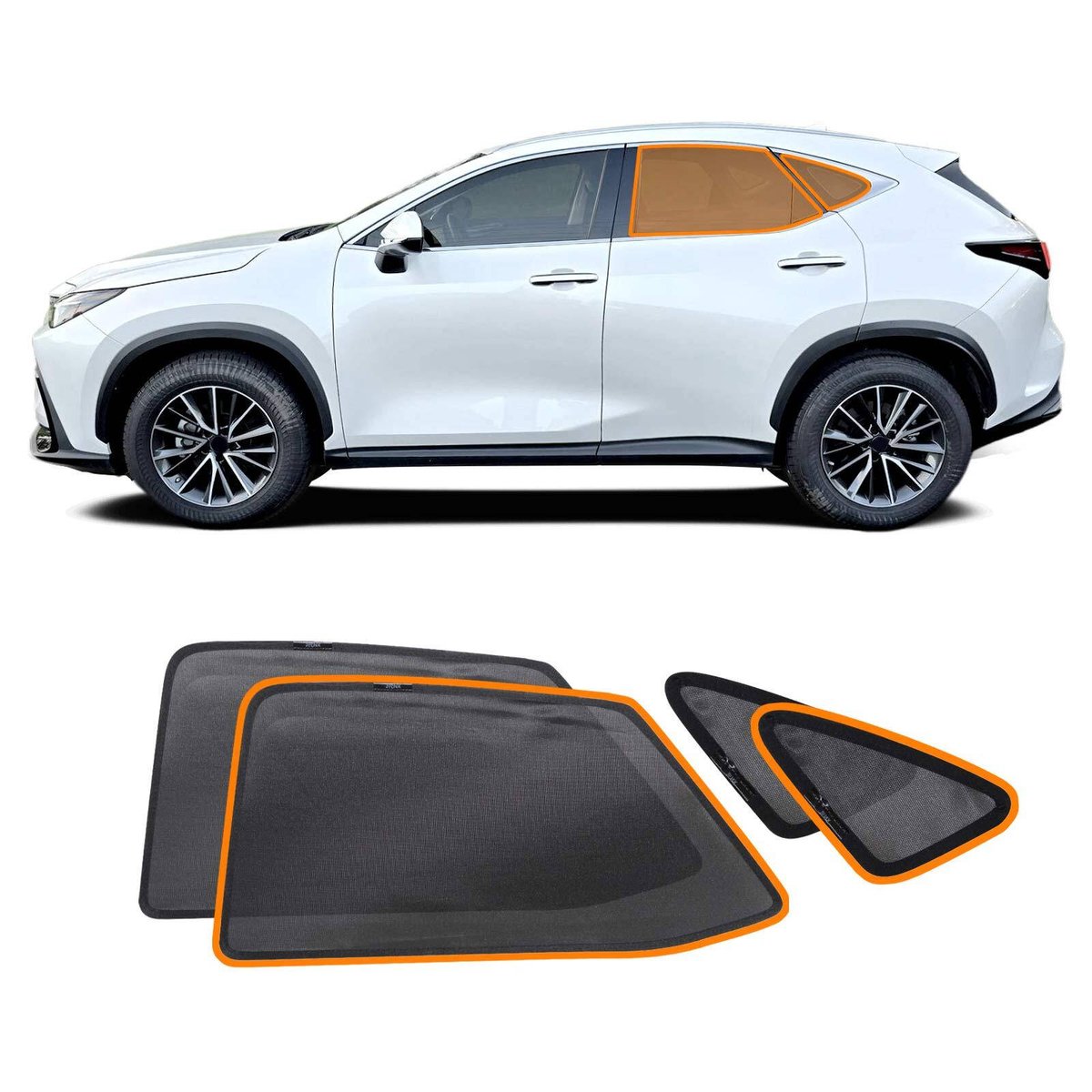 Port Rear Window Sun Shade for Lexus NX Series NX250 NX350 NX350h ...