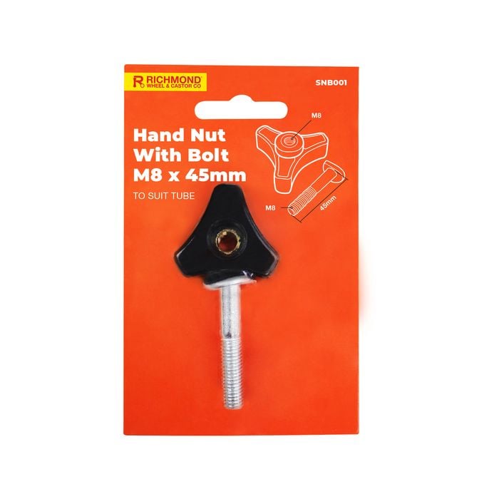 Richmond 45mm x M8 Hand Nut With Bolt - Bunnings Australia