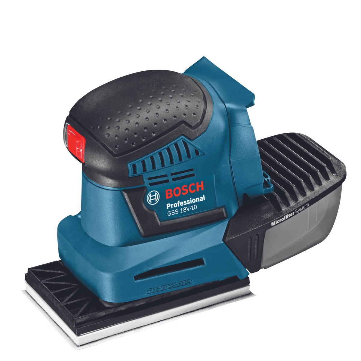 Bosch Blue 18V Orbital Sander 06019D0241 - Skin Only - Bunnings New Zealand
