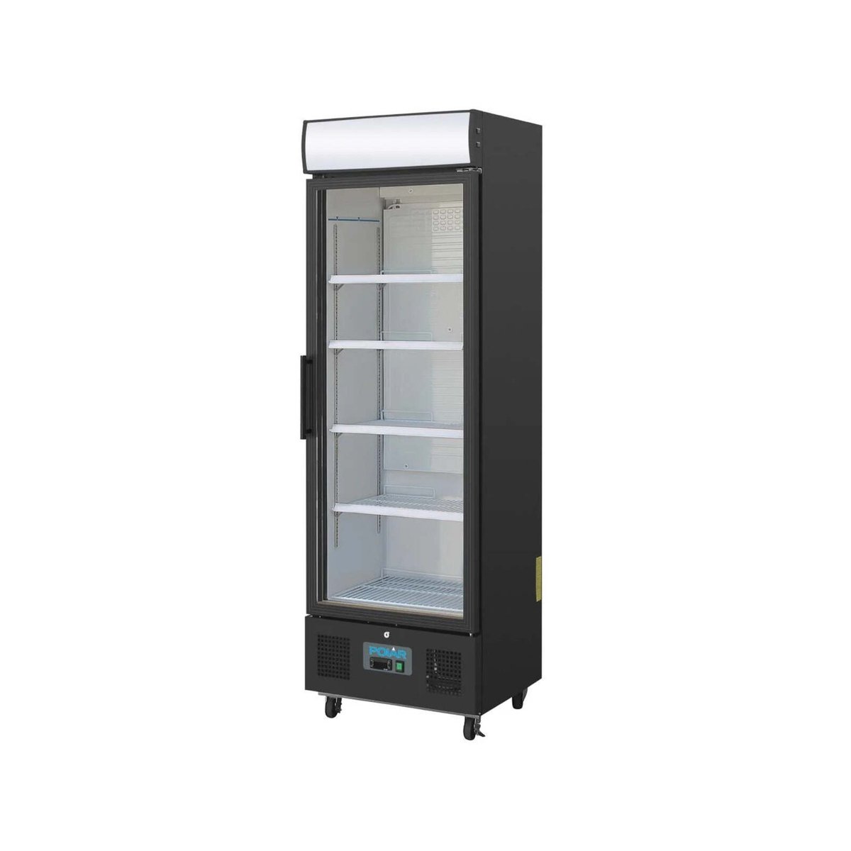Polar G-Series Upright Display Fridge 368Ltr Black - Commercial Drink ...