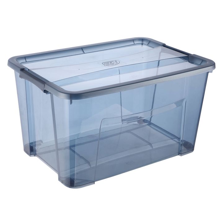 Ezy Storage 52L Navy Classic Storage Tub - Bunnings Australia