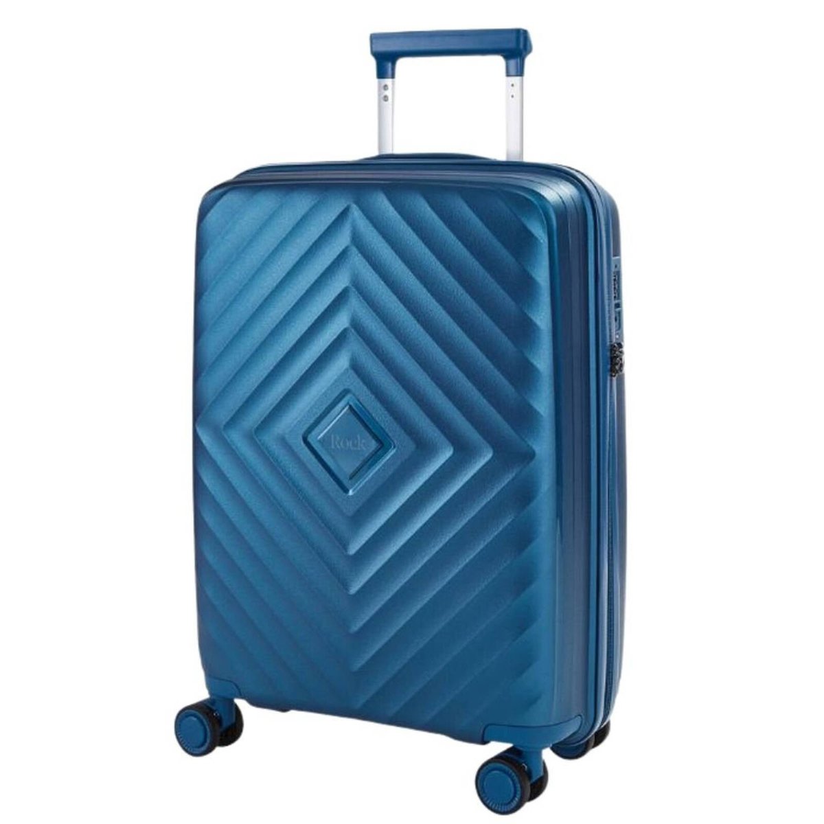 Rock Infinity 54cm Carry On Hardsided Suitcase - Navy - Bunnings Australia