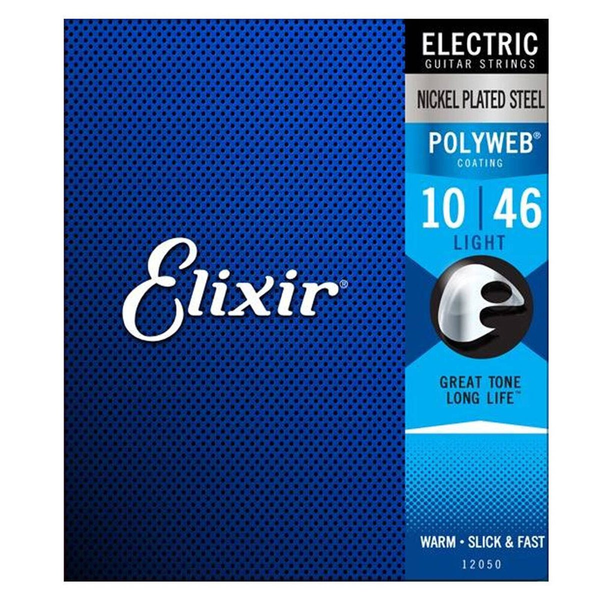 Elixir #12050 Electric Guitar Strings Polyweb Steel 10-46 Light ...