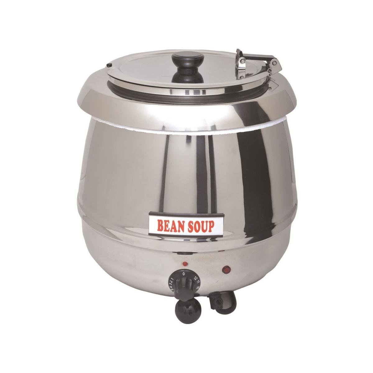 Lce Sk10s Benchtop 10l Soup Kettle Warmer Soup Pot Stainless Steel ...