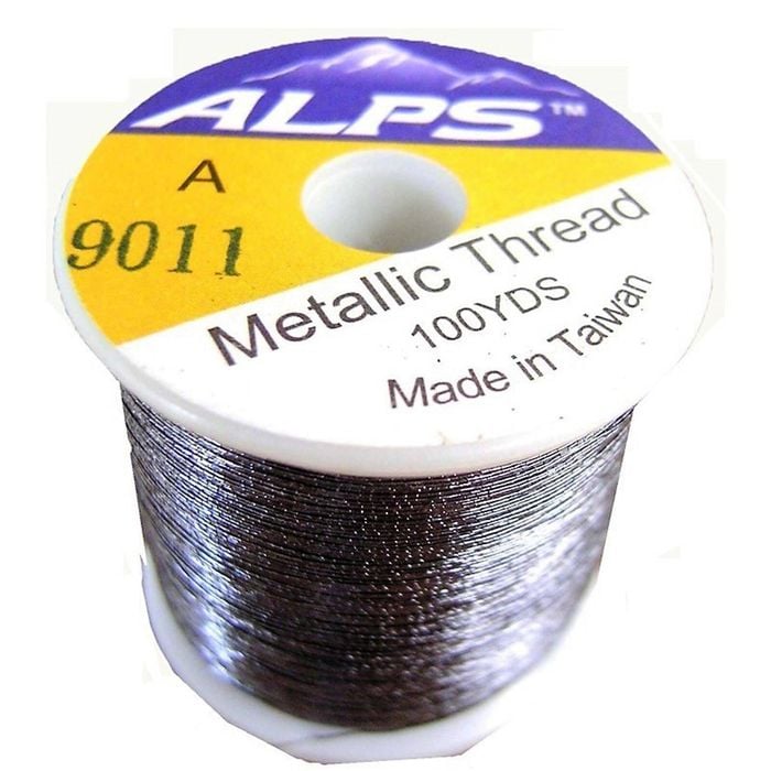 Alps 100yds of Metallic Grey Rod Wrapping Thread-Size A (0.15mm) Thread ...