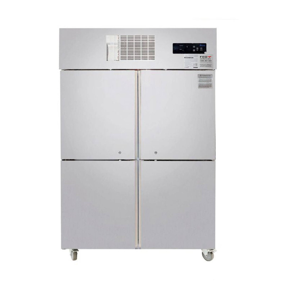 Thermaster SUF1000 TROPICAL Thermaster 4 x Half door SS Freezer ...