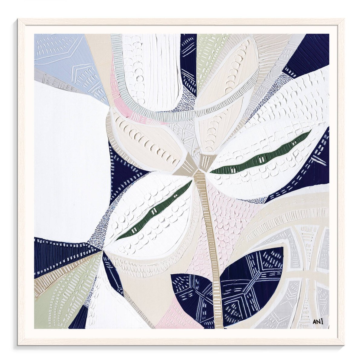Artist Lane "Wild Flower Ranges 2 " by Ani Ipradjian - 61x61cm White ...