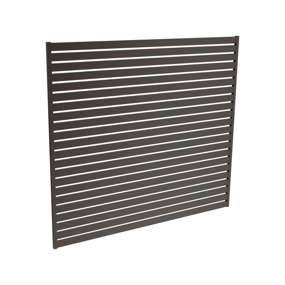 ProtectorAl Up to 2000W x Up to 1766H Satin Black Aluminium Slat Screen ...