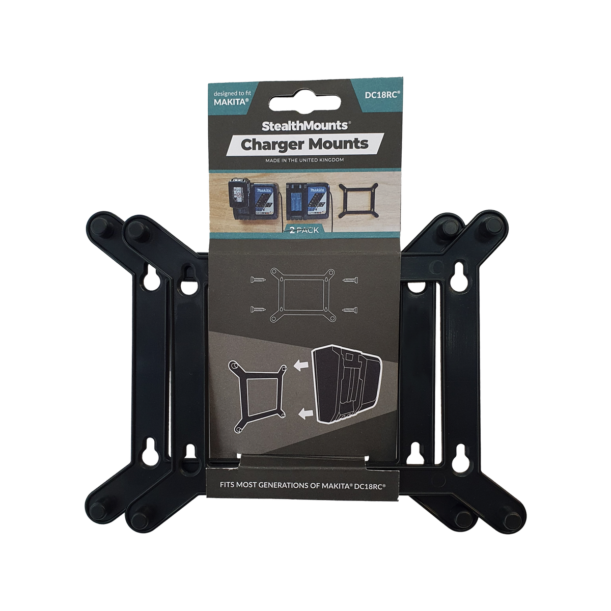 StealthMounts Charger Mount - 2 Pack - Bunnings New Zealand