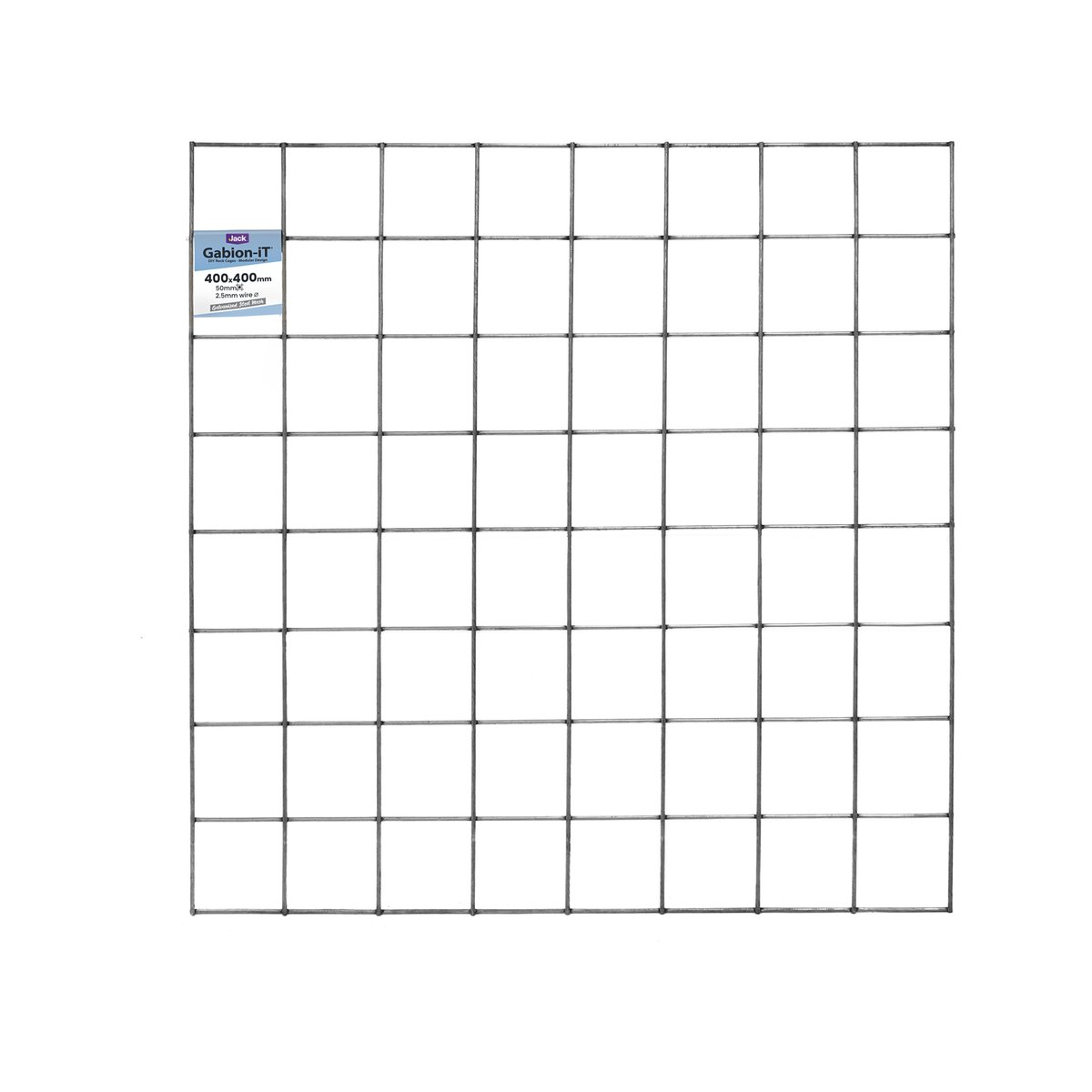 Jack 400 x 400 x 50 x 50 x 2.5mm Gabion Panel - Bunnings Australia