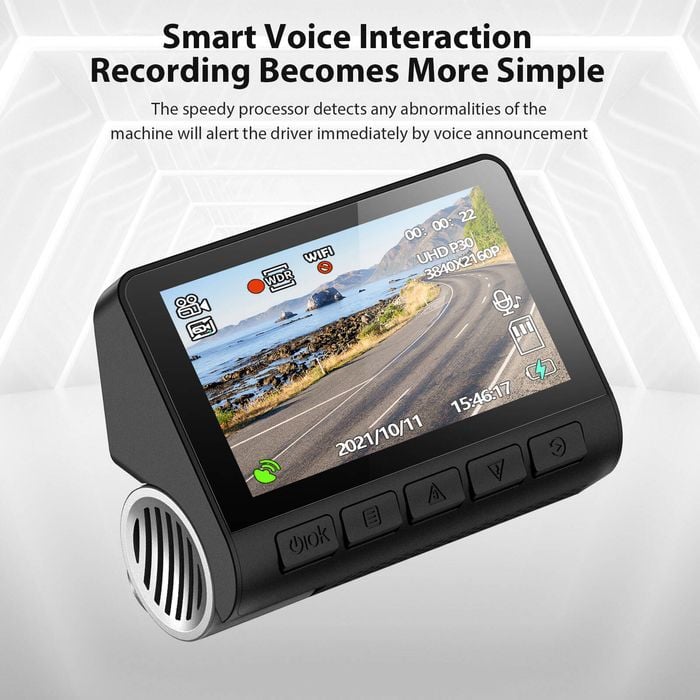 4K UHD In Car DVR Crash Camera Recorder 3" LCD GPS WiFi - Bunnings ...