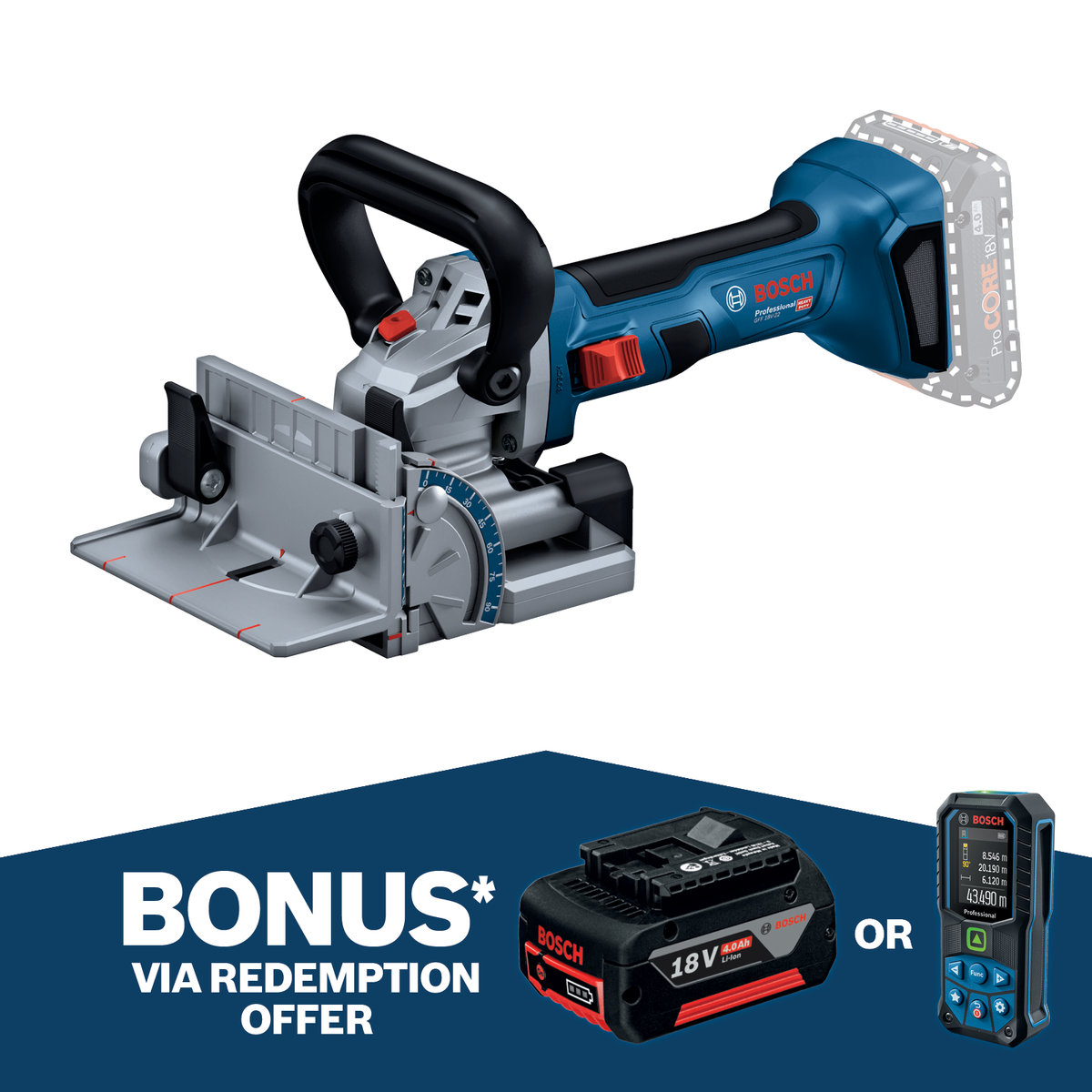 Bosch 18V Professional Biscuit Joiner 0601620100 - Skin Only - Bunnings ...