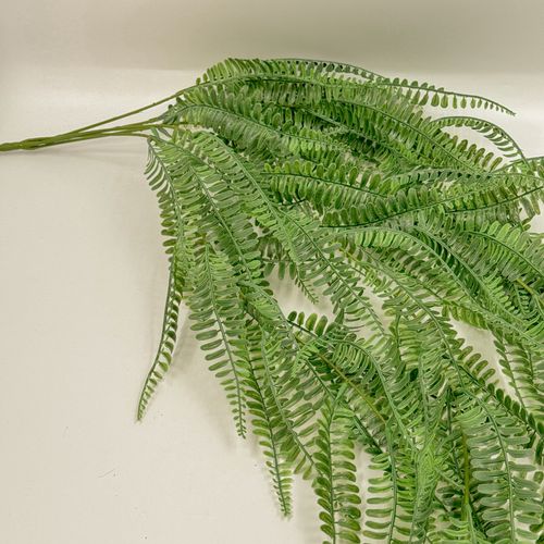 UN-REAL 85cm Green Boston Fern Outdoor Plug-In Stem Artificial Plant ...