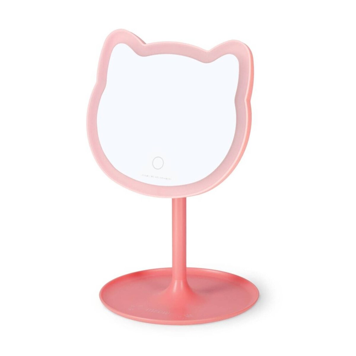 Legami Cat Shaped Make Up Mirror You Look Purrfect 33 LED Battery USB ...