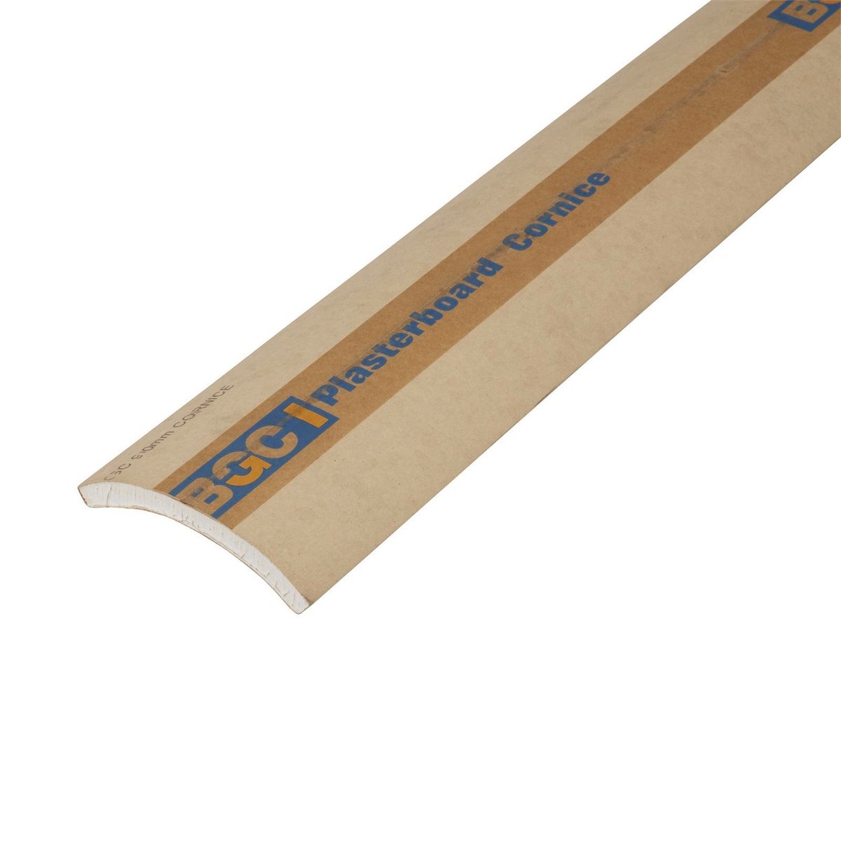 Plasterboard 4800 x 55mm Cove Cornice - 4800 x 55 - Bunnings Australia