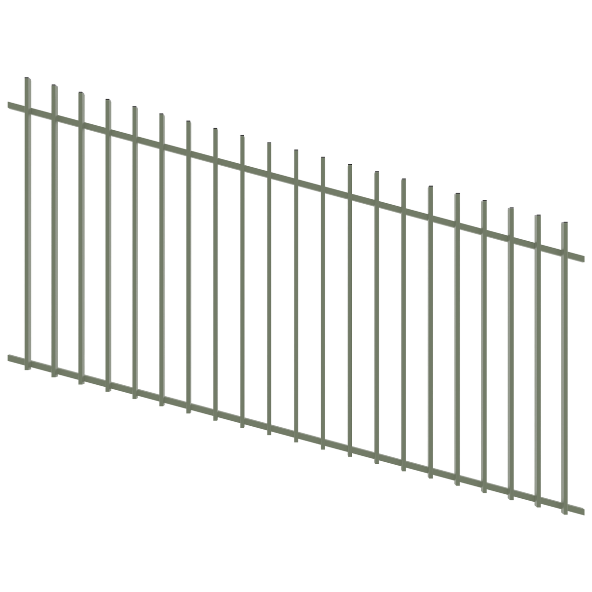 ProtectorAl 1201-2400W x 1200H Pale Eucalypt Radiator Pool Fence Panel ...