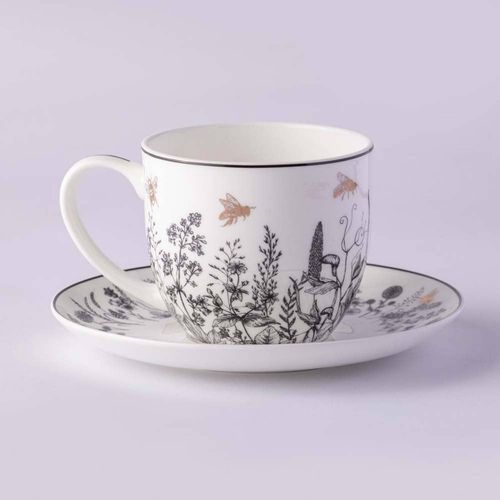 Ashdene Queen Bee Tea/Coffee Latte Drink Mug Cup & Saucer - Bunnings ...
