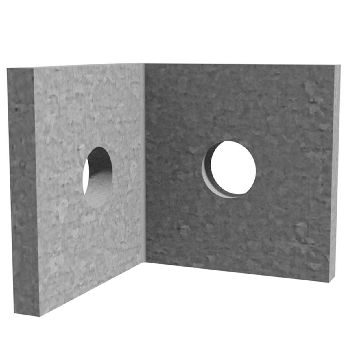 Dunnings 40 x 40 x 40 x 5mm M10 Galvanised Angle Bracket - Bunnings ...