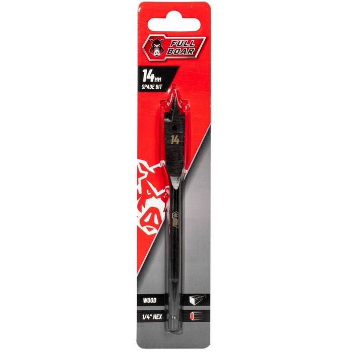 Full Boar 14mm Spade Bit FSB-14 - Bunnings Australia