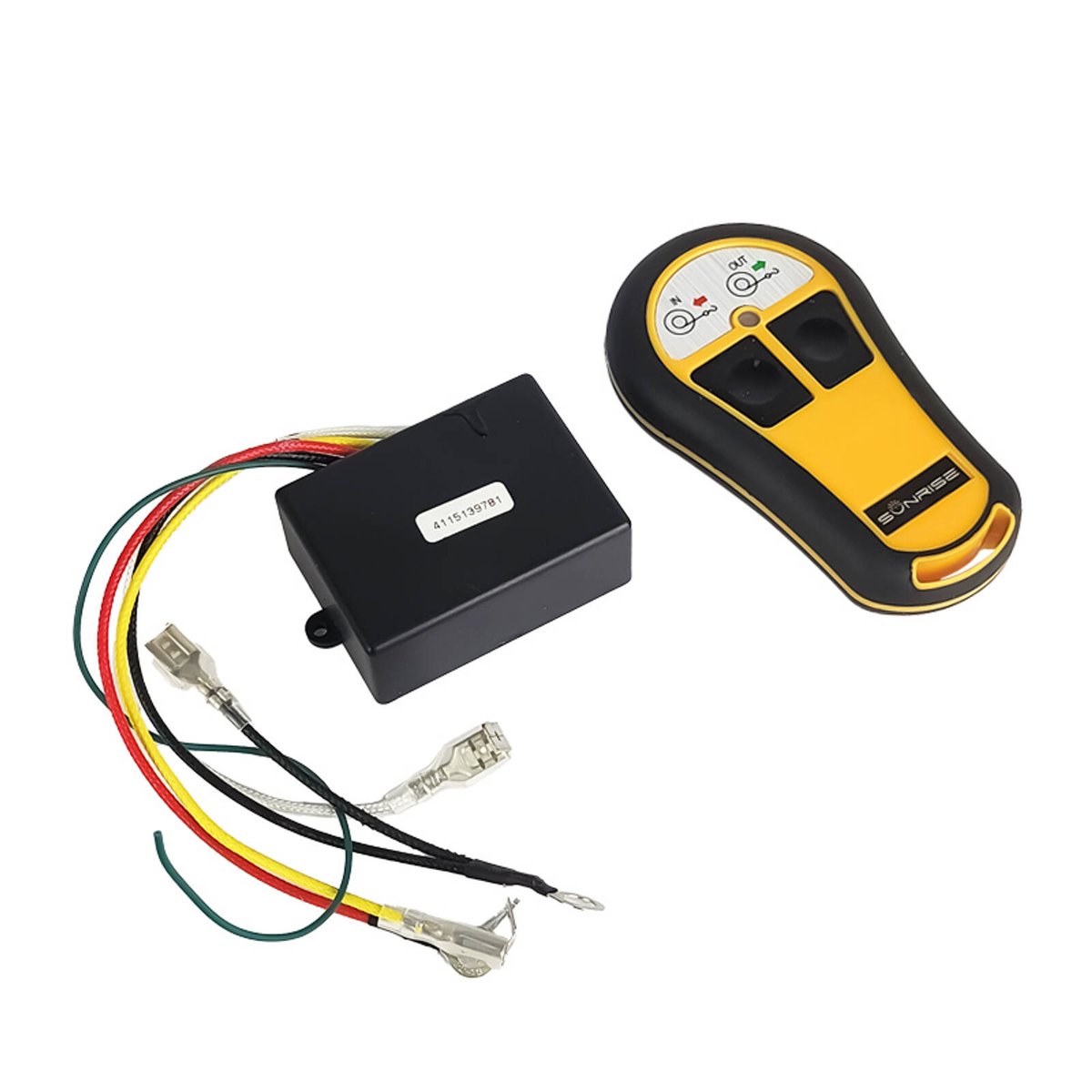Sunrise Wireless Remote 12v Black Control Kit Replacement Winch ...