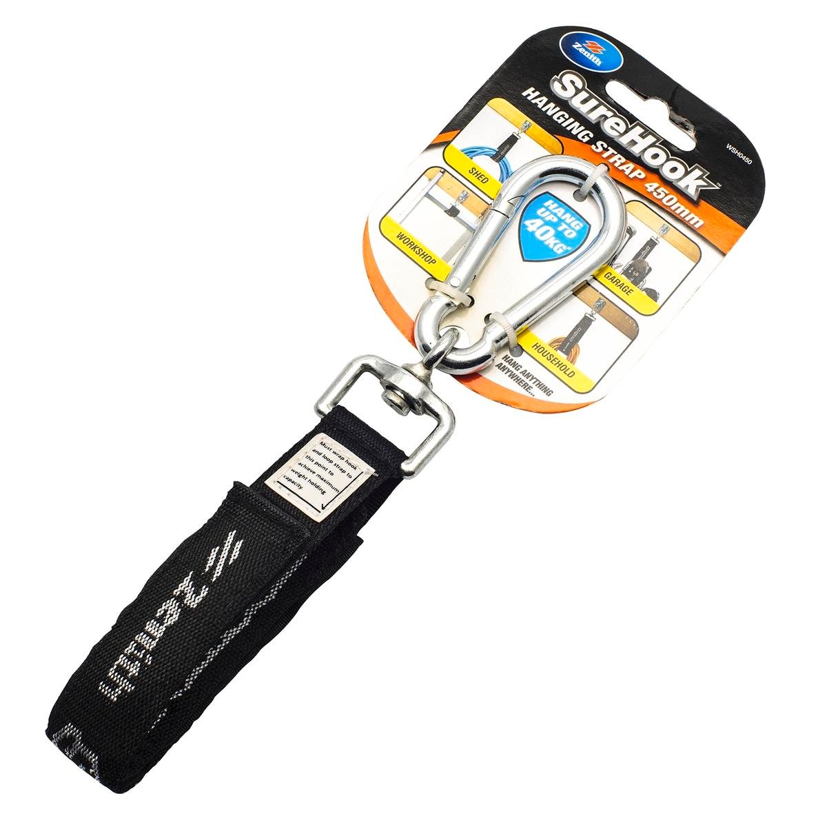 Zenith 450mm 40kg Zinc Plated SureHook Hanging Strap - Bunnings Australia