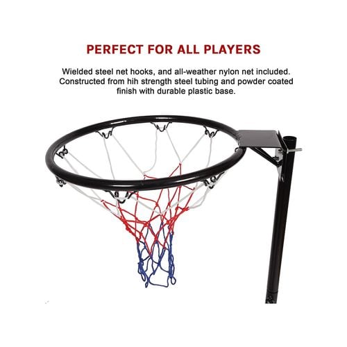 Netball Ring with Stand Portable Pole Height Adjustable - Bunnings ...