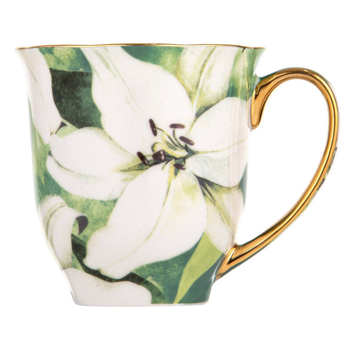 Ashdene Bold Blooms White Lily Mug - Bunnings Australia