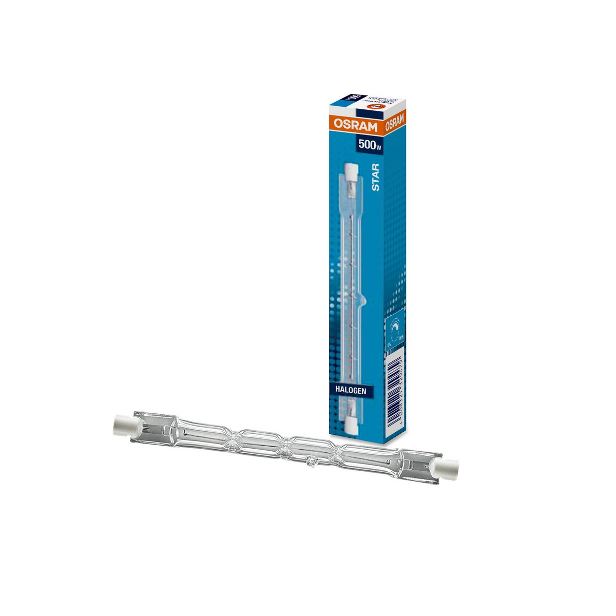 Osram 500W 230V R7 Double End Haloline Linear Halogen Globe - Bunnings ...