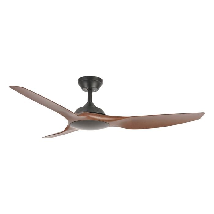 FanForce Capri II 64" ABS 3 Blade Smart DC Ceiling Fan with Remote ...