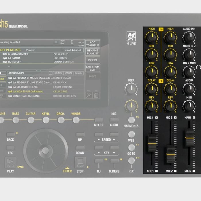 Merish 5 PLUS MIDI, MP3, Video Multitrack Audio Backing Track Player M ...