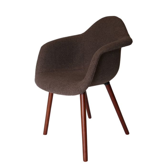 SKDL Replica Eames DAW Hal Inspired Chair Charcoal & Walnut - Bunnings ...