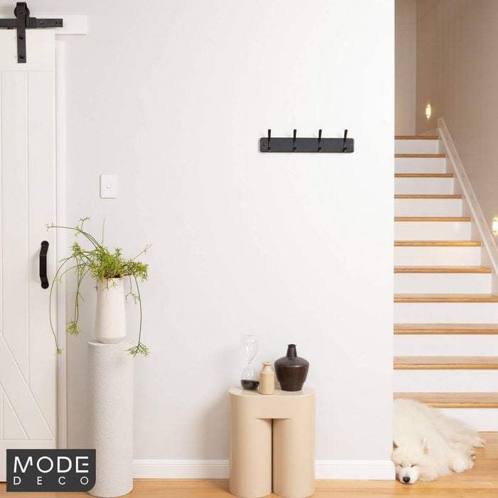 Mode 4 Black Hooks On Black Board Hat And Coat Rack - Bunnings New Zealand