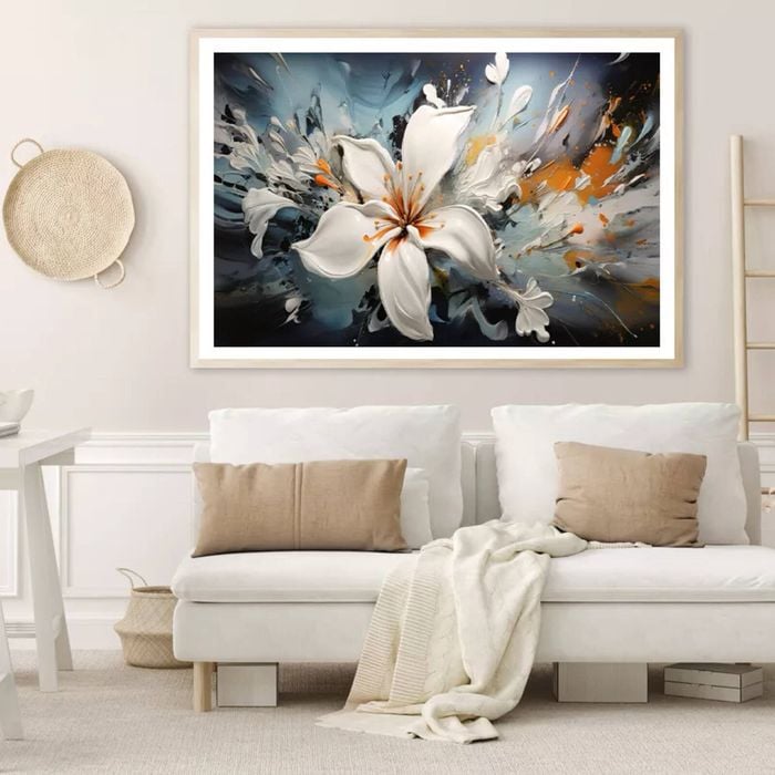 Beautiful Flowers Painting Print 100% Australian Made 120x90cm (Poster ...