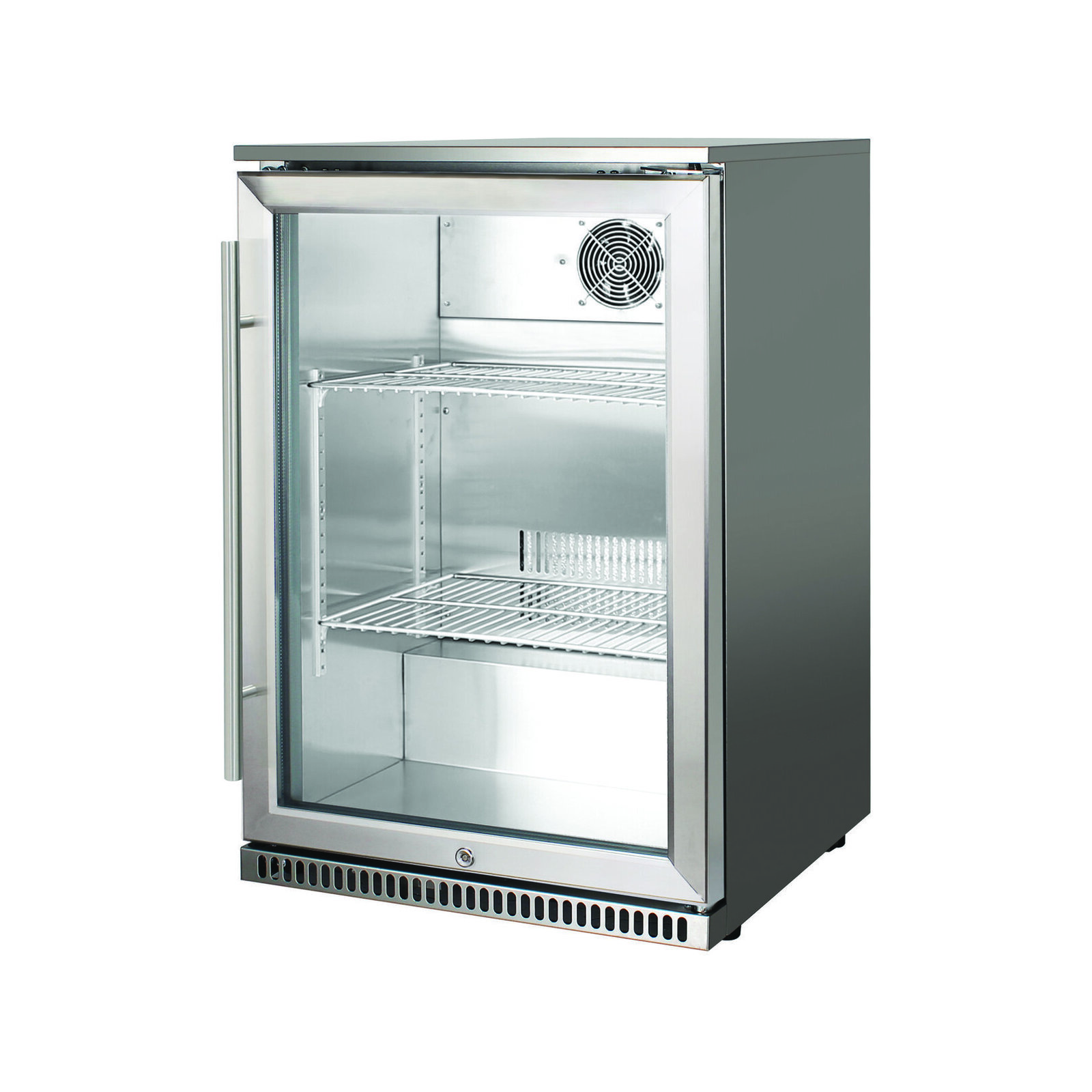 Glass door bar fridge bunnings store