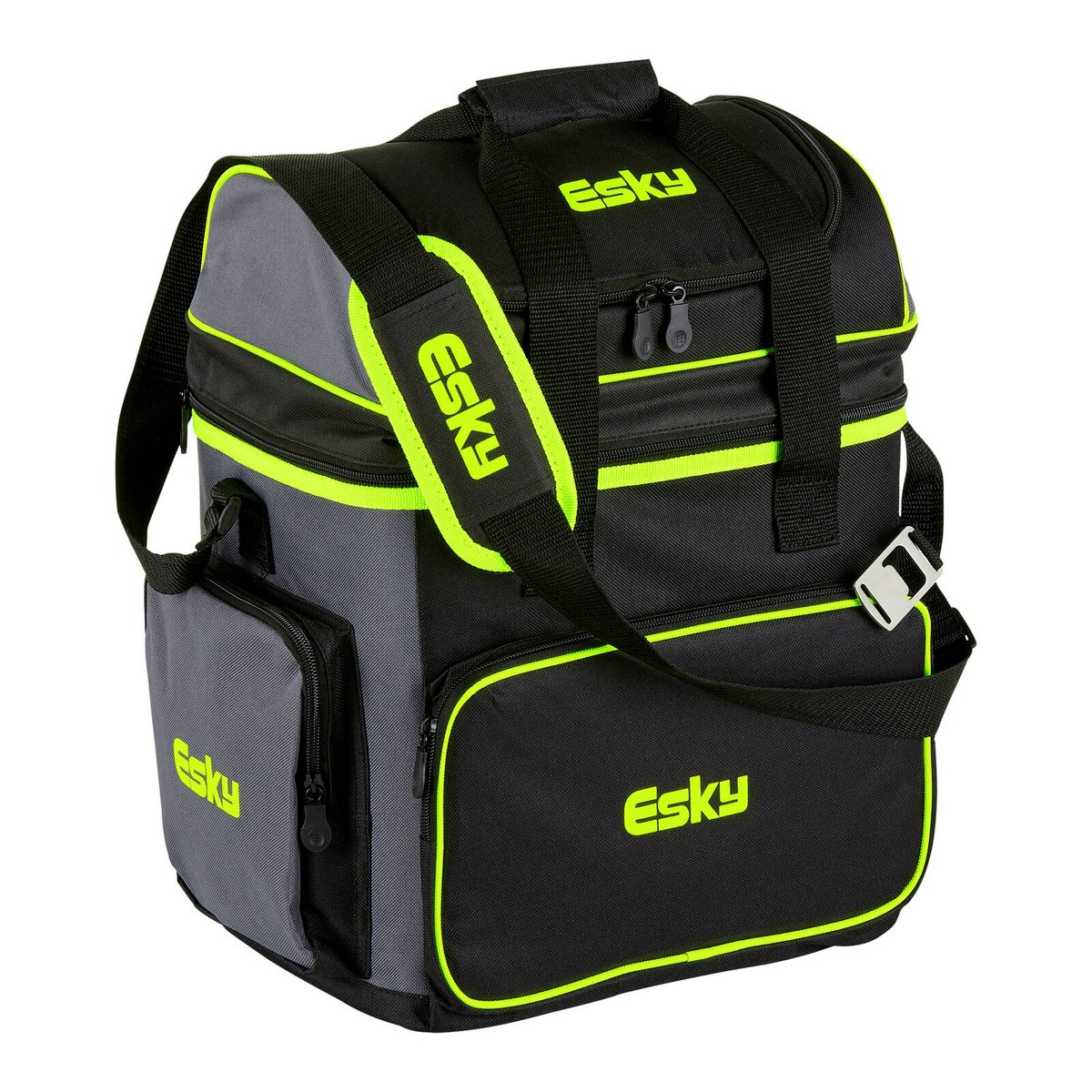 Esky 30 Can Black & Yellow Backpack Cooler Bag - Bunnings Australia