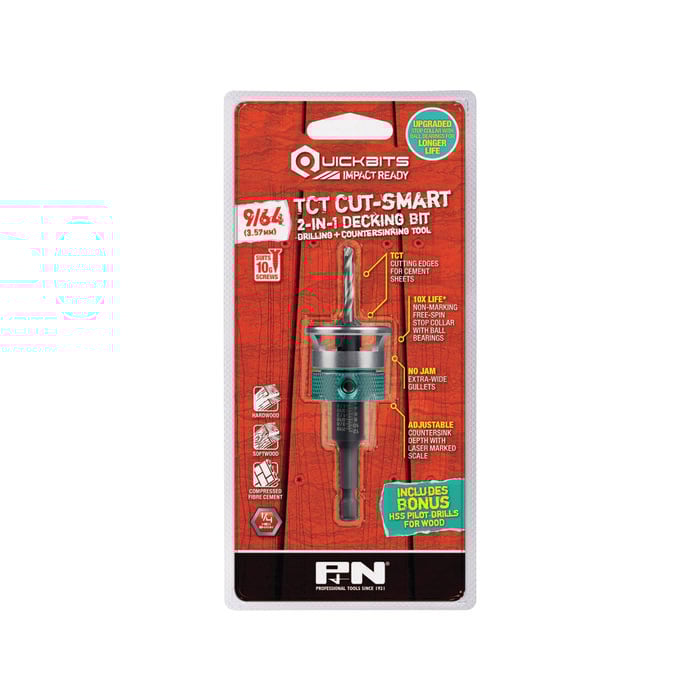 P&N 10g Quickbit TCT Cut Smart Countersink Drill Bit - Bunnings New Zealand