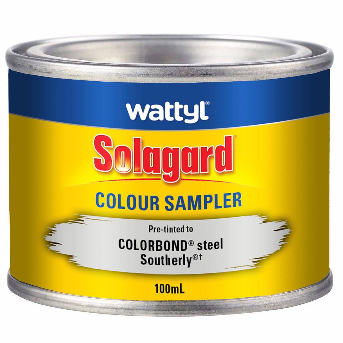 Wattyl Solagard 100ml Pre-tinted Southerly Low Sheen Colour Sampler ...