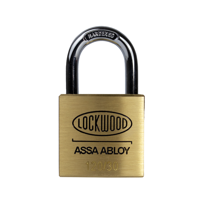 Lockwood 30mm with 18mm Shackle Key Code 4542 120 Series Padlock ...