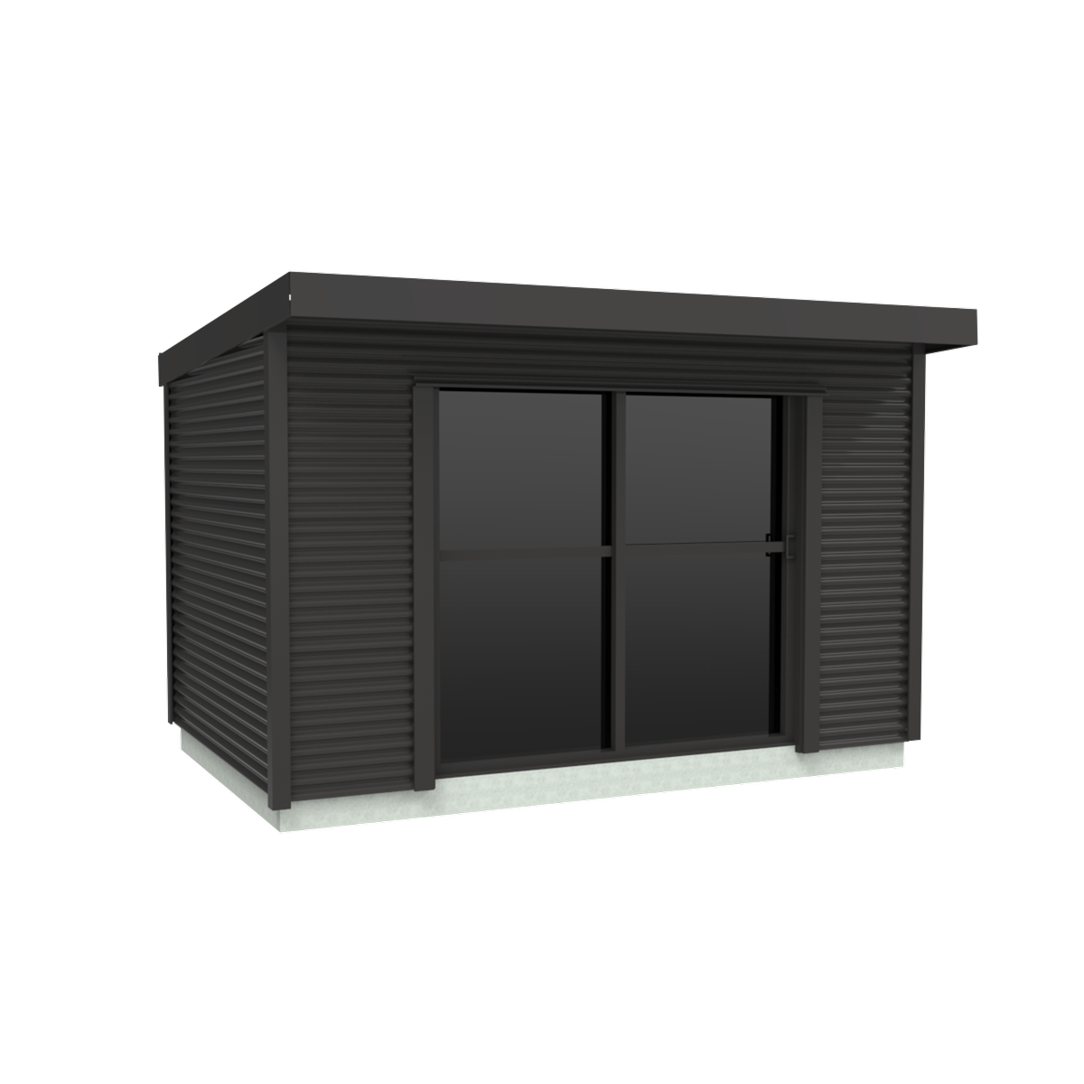 Cabin Lean To Kaipara Duratuf 4X2.5X2.63M Nightfall - Bunnings New Zealand