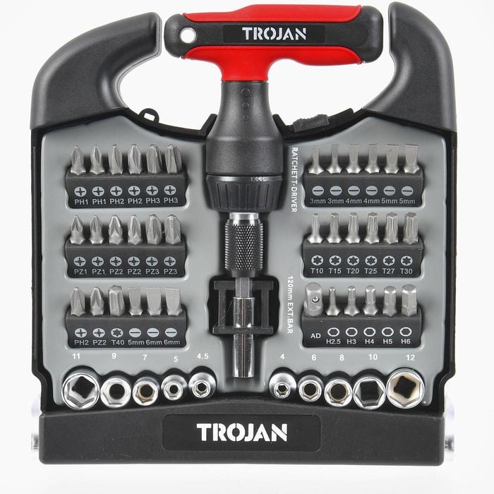 Trojan 48 Piece Ratcheting T-Handle Set - Bunnings New Zealand
