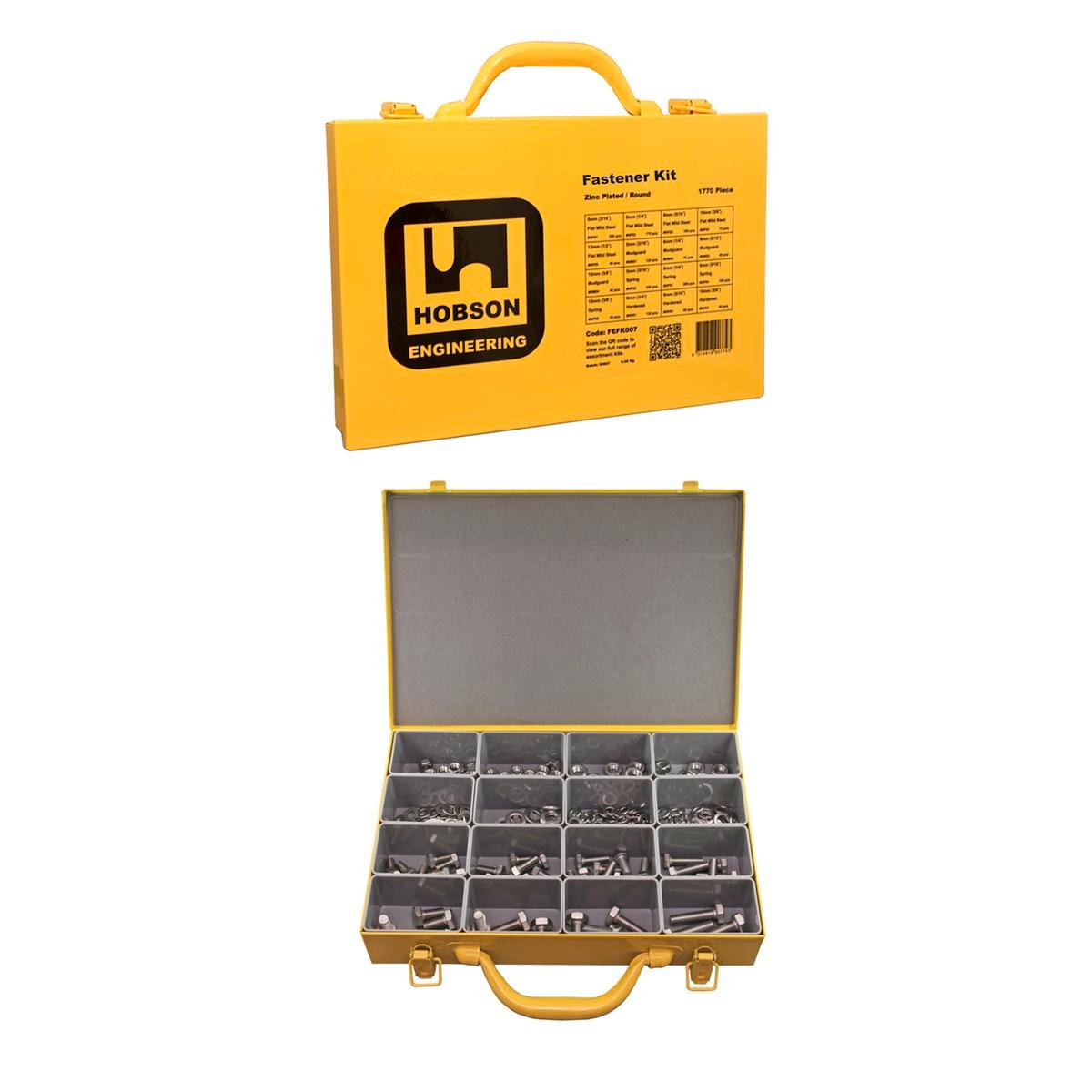 Hobson M8-10 Assorted Nuts And Bolts Kit - 324 Pieces - Bunnings Australia