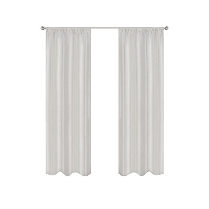 Smart Home Products 265 x 160cm Linen Urban Pencil Pleat Room Darkening ...