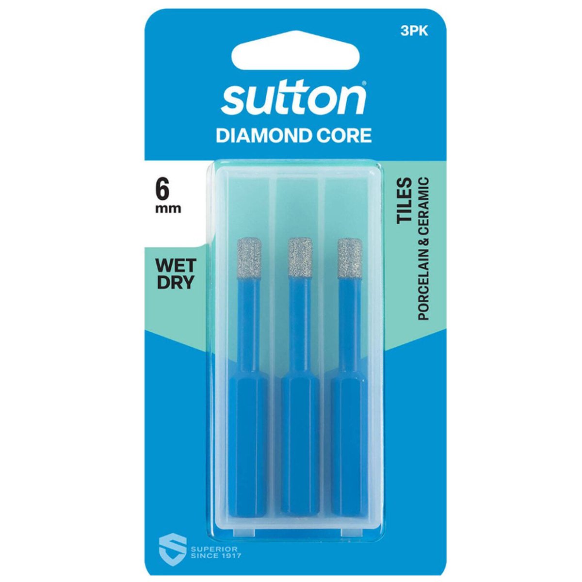 Sutton 6mm Diamond Core - 3 Pack - Bunnings New Zealand