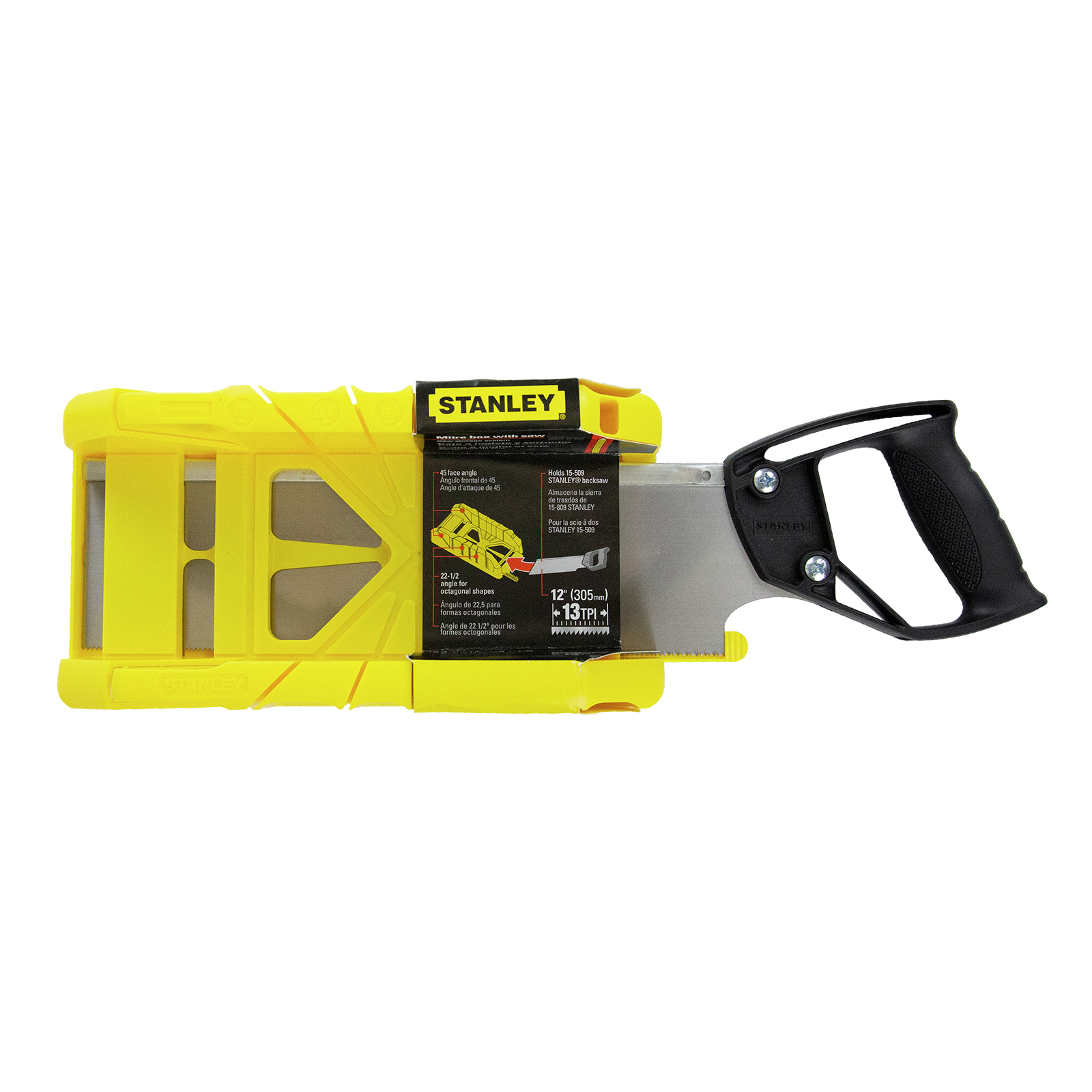Miter box and saw store