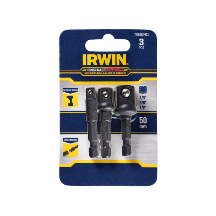 IRWIN Impact Pro Performance 3 Piece Socket Adaptor Set - Bunnings ...
