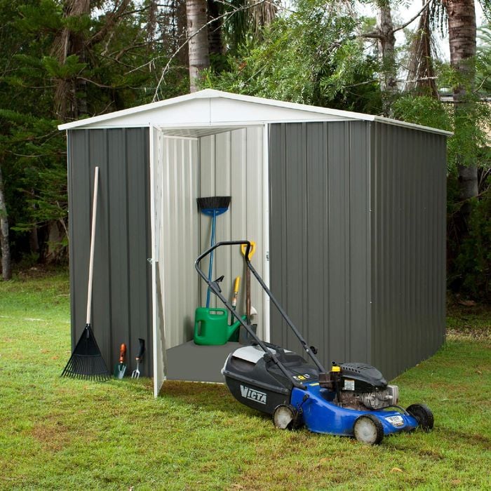Absco Sheds 2.26 x 1.44 x 2.00m Woodland Grey Regent Single Door Garden ...