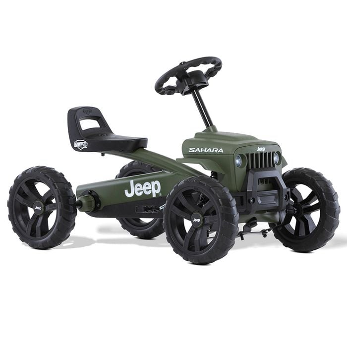 Berg Jeep Buzzy Kids Children s Pedal Go Kart Sahara Green 2 5y Bunnings Australia