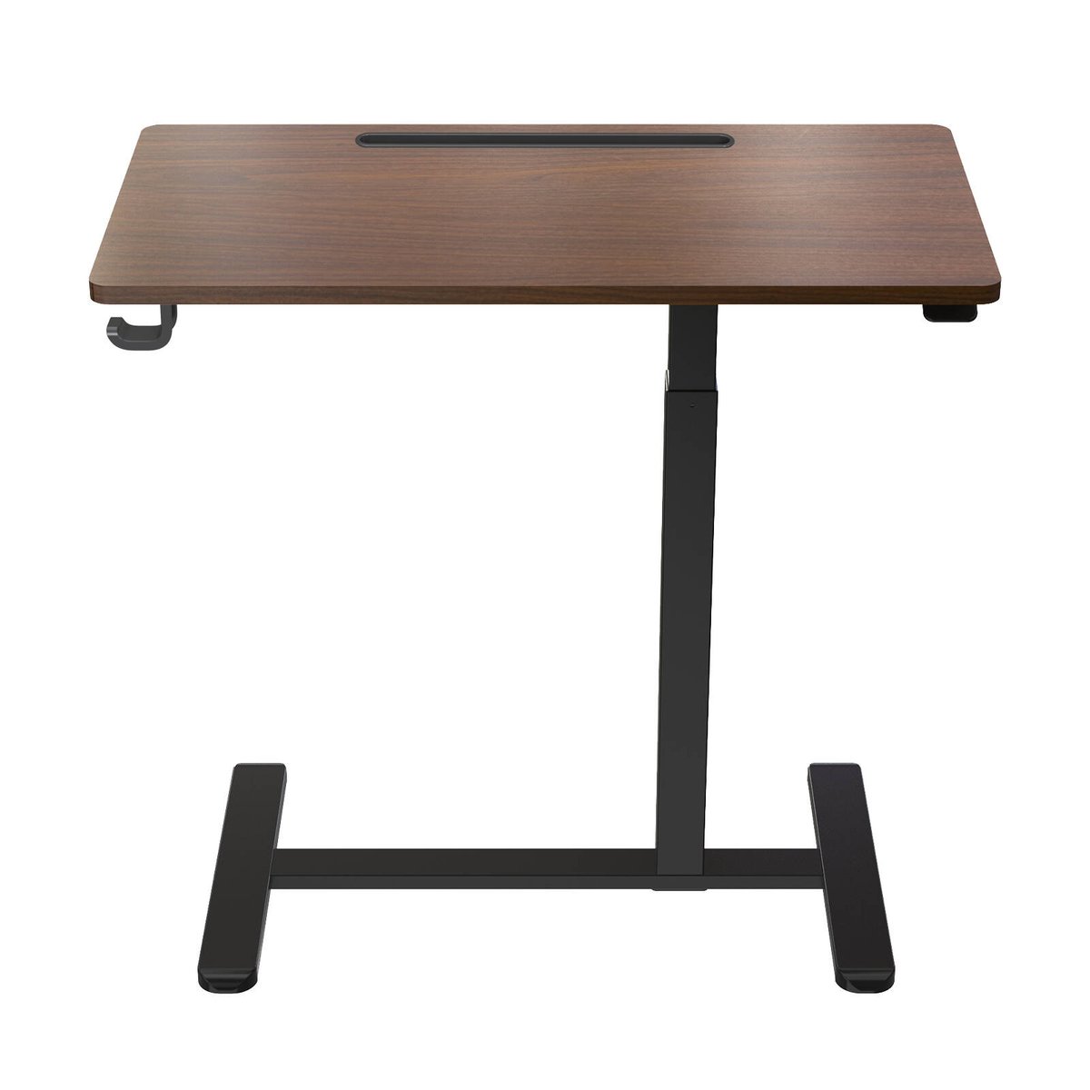 Altus Mobile Standing Desk with Wheels Pneumatic Over Bed Table ...