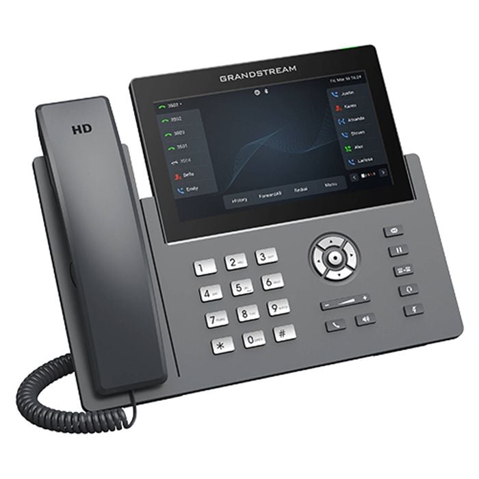 Grandstream GRP2670 12 Line IP Phone, 6 SIP Accounts,7' Touch Screen ...